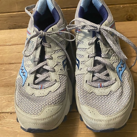 Saucony | Shoes | Saucony Excursion Tr Trail Running Shoes Grey Blue ...